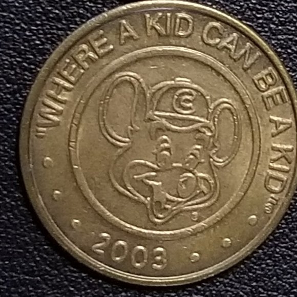 Other | Rare Chuckie Cheese Where A Kid Can Be A Kid 203 Tokens | Poshmark